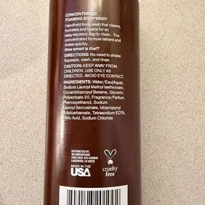 barlow’s | Grooming | Barlows Foaming Body Wash Concentrate | Poshmark